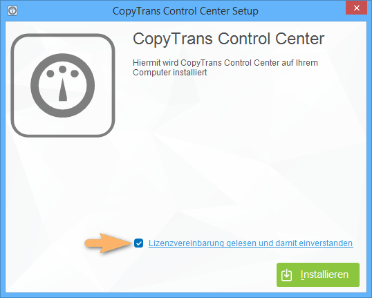 Wie installiere ich die CopyTrans Programme?