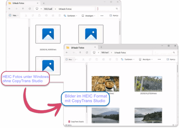 HEIC Datei öffnen - am Windows PC: kostenlos