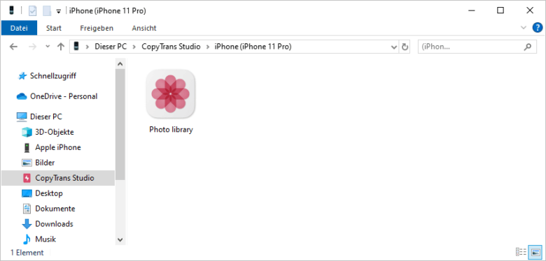 AirDrop für Windows